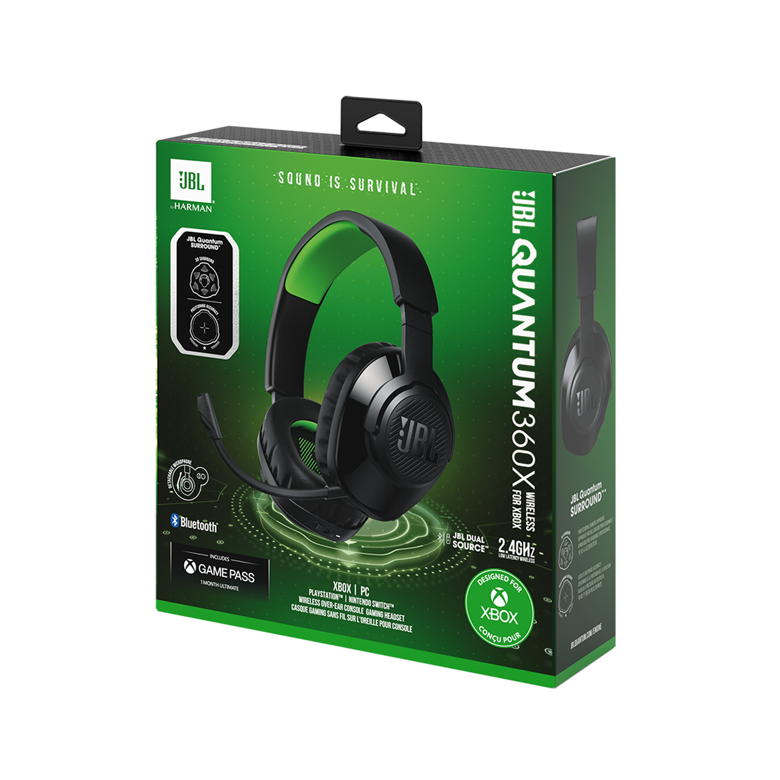 JBL Quantum 360X Wireless for XBOX | Bezprzewodowy nauszny zestaw ...
