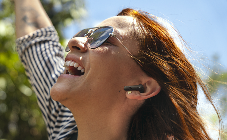 JBL Wave Beam 2 | Bezprzewodowe słuchawki douszne z funkcją redukcji hałasu